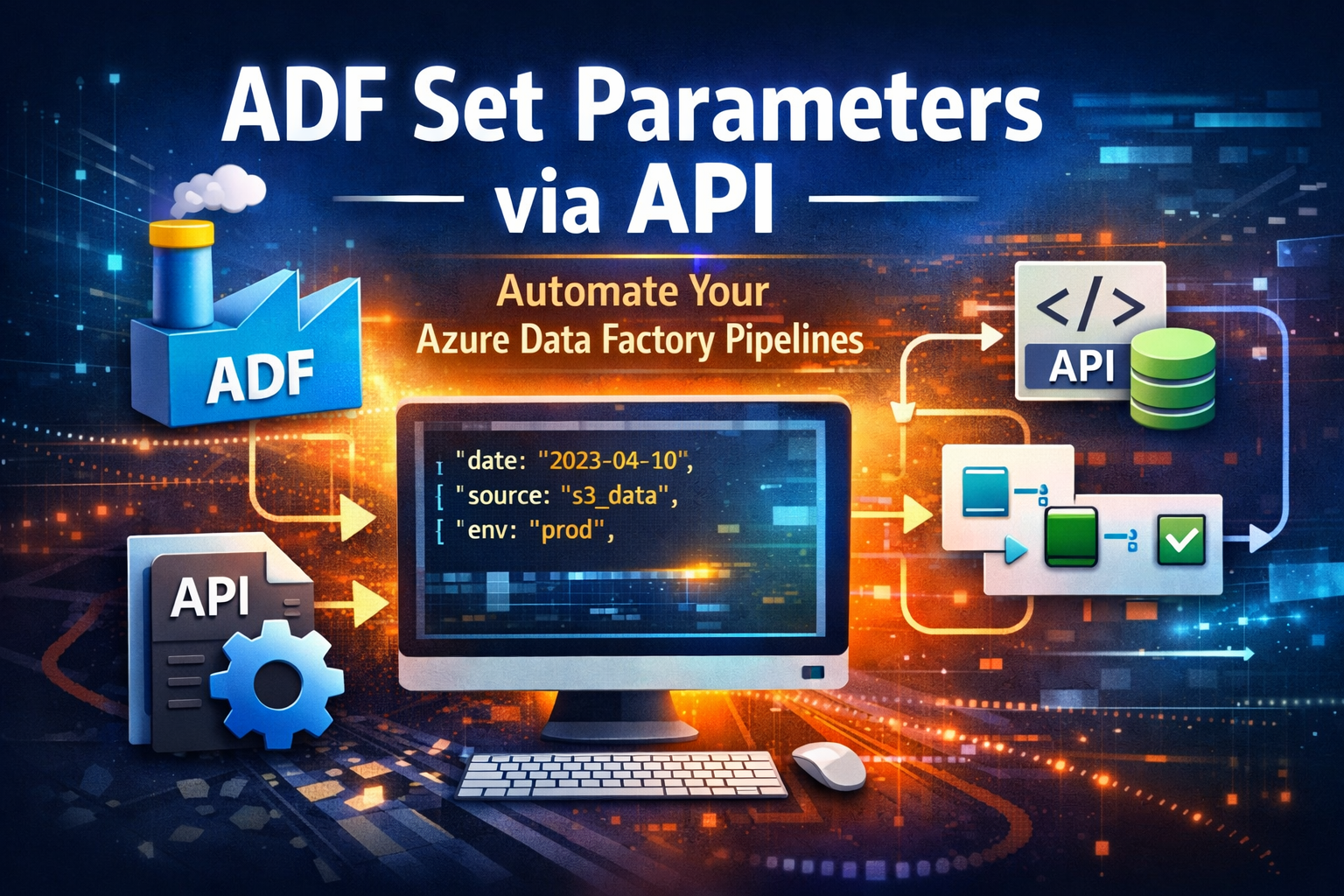 ADF Set Parameters via API: How to Trigger Pipelines Programmatically | Orchestra